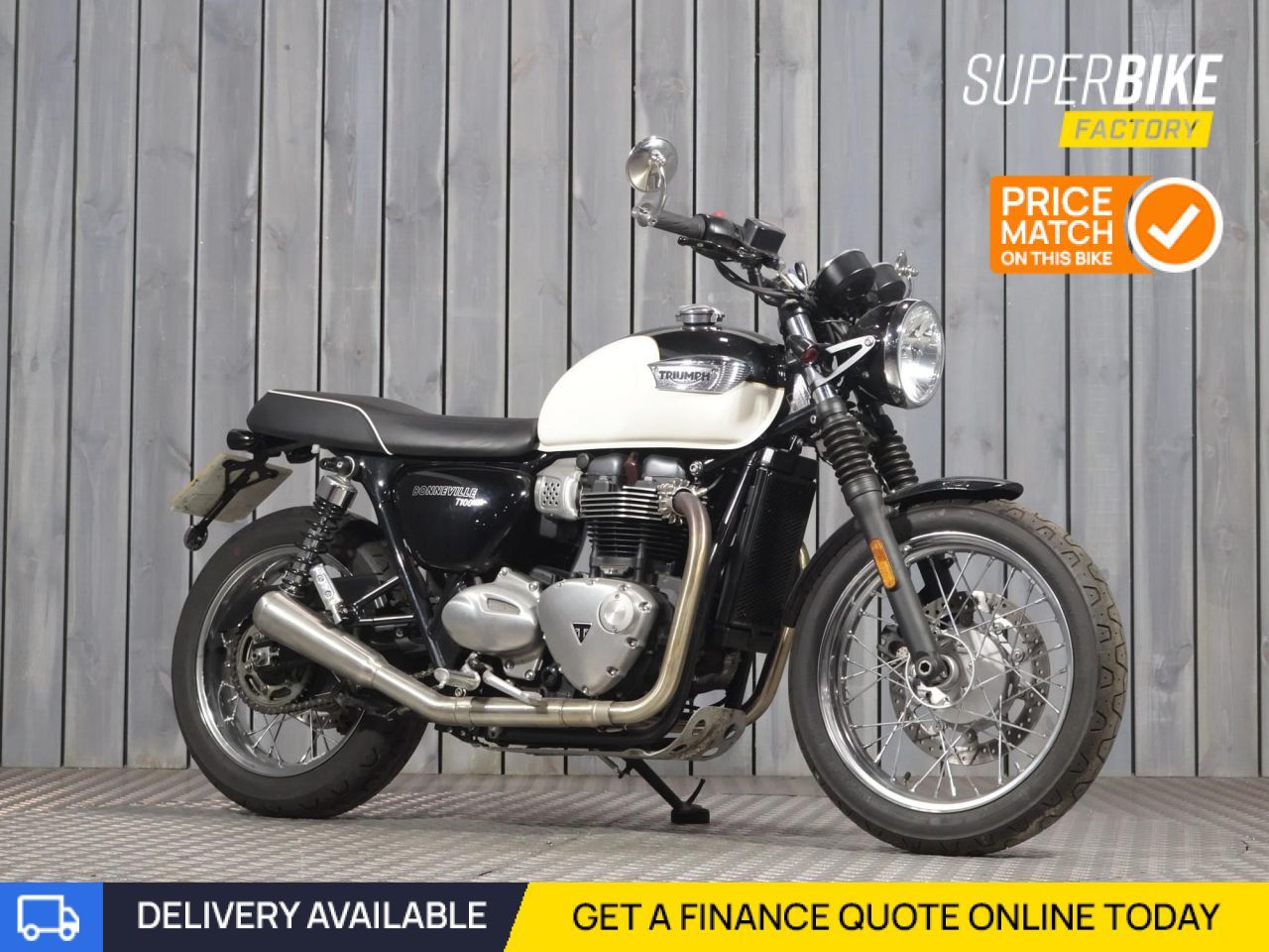 2018 TRIUMPH BONNEVILLE T100 BLACK with 2023 miles - Used Motorbikes ...