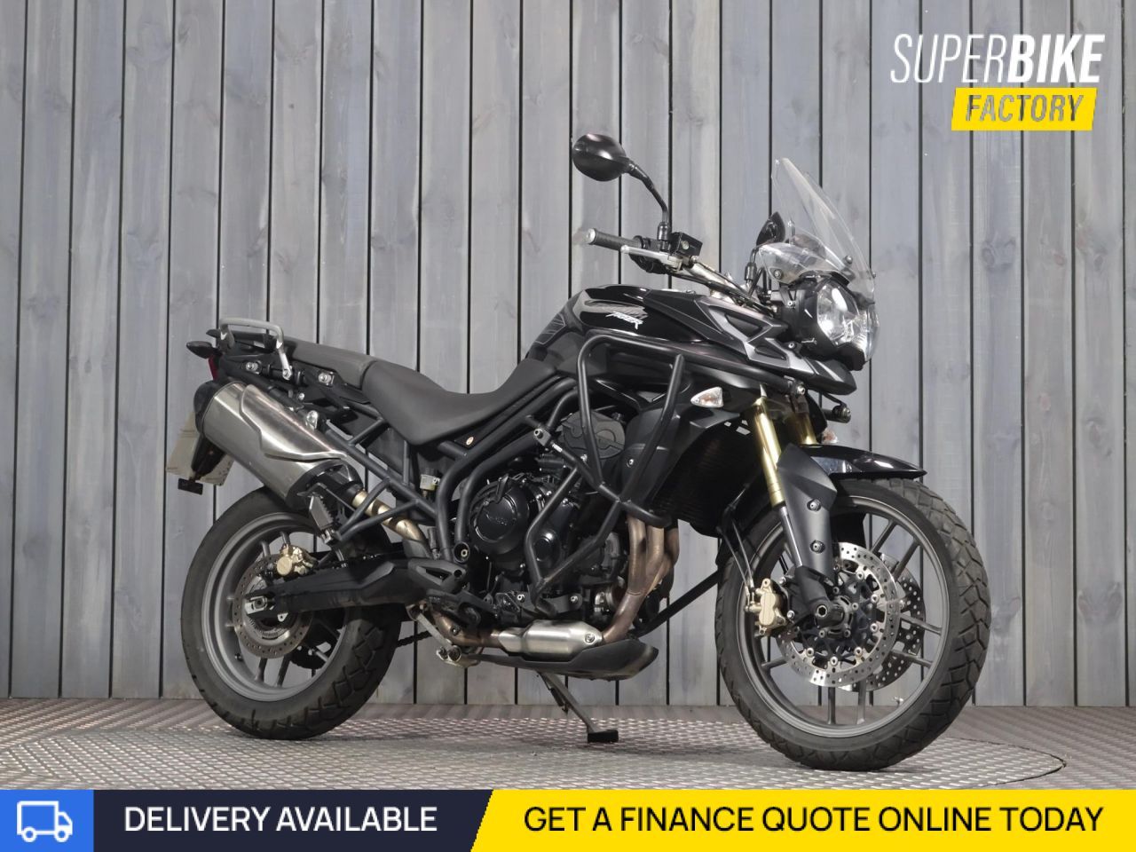 2011 TRIUMPH TIGER 800 BLACK with 25466 miles - Used Motorbikes Dealer ...