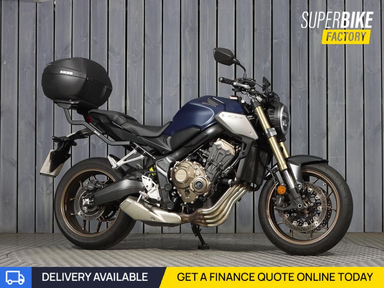 2022 HONDA CB650R BLUE with 2804 miles - Used Motorbikes Dealer ...