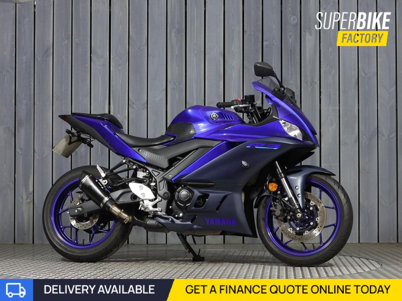 2023 YAMAHA R3 BLUE with 831 miles - Used Motorbikes Dealer: Cheshire ...