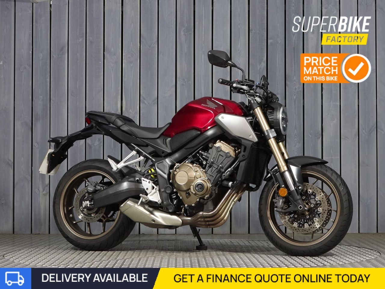 2019 HONDA CB650R RED with 4462 miles - Used Motorbikes Dealer ...