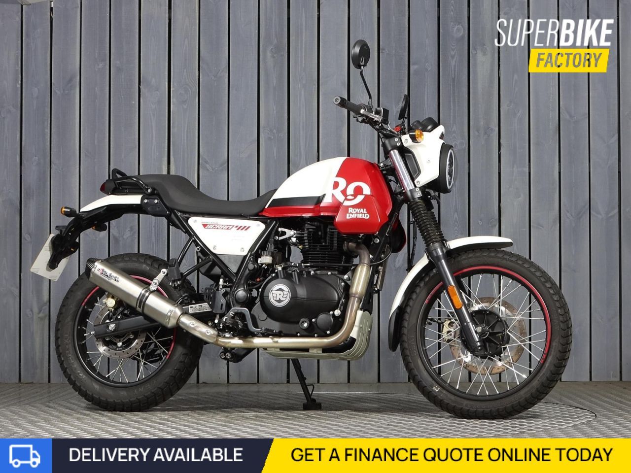 2022 ROYAL ENFIELD SCRAM 411 RED with 564 miles - Used Motorbikes ...