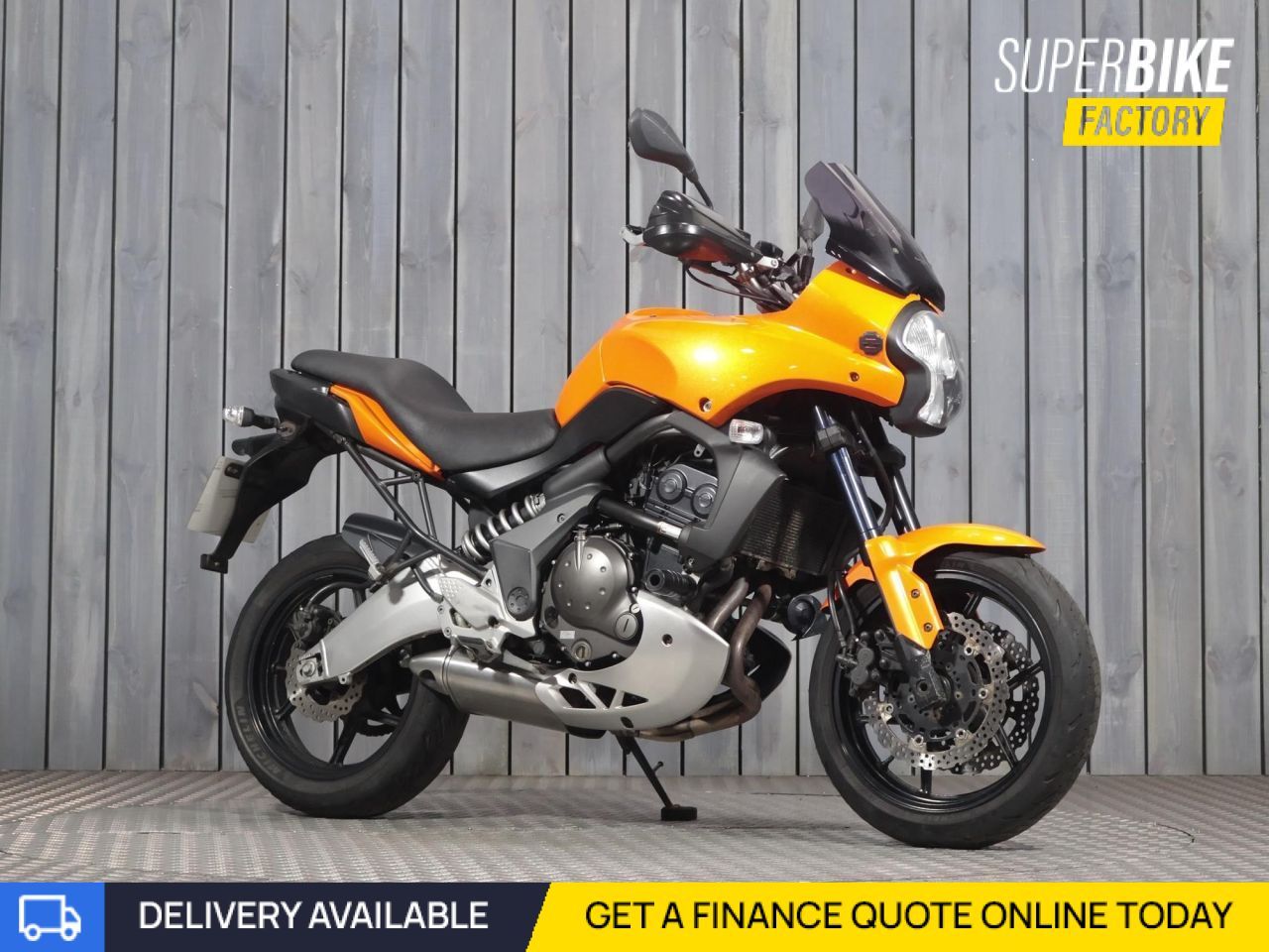 2009 KAWASAKI VERSYS 650 ORANGE with 26713 miles - Used Motorbikes ...