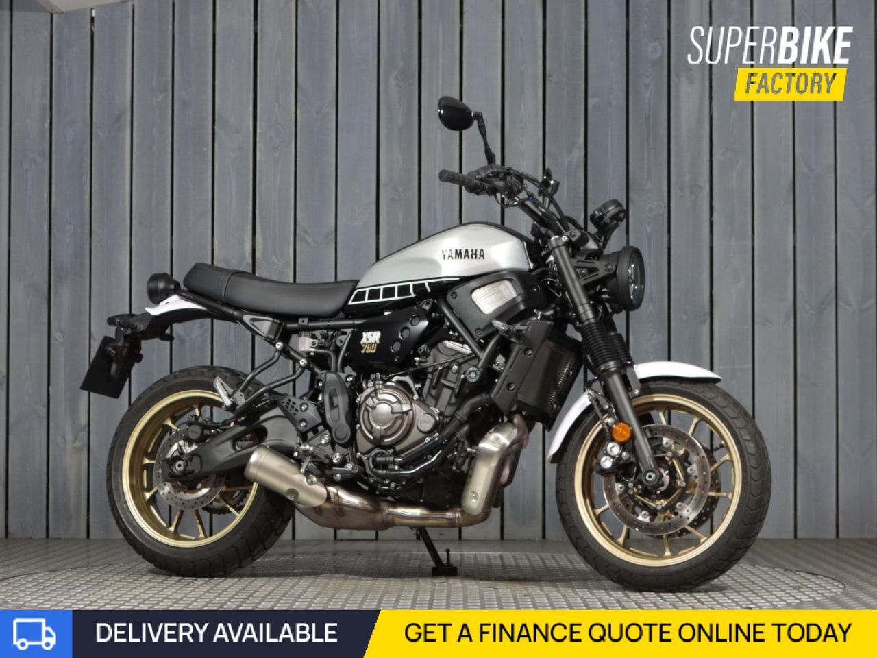 2023 YAMAHA XSR700 SILVER with 1841 miles - Used Motorbikes Dealer ...