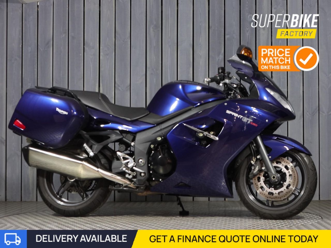 2012 TRIUMPH SPRINT GT 1050 - 8912 miles | Superbike Factory