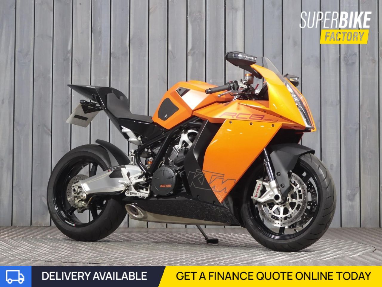 2010 KTM RC8 ORANGE with 12674 miles - Used Motorbikes Dealer: Cheshire ...