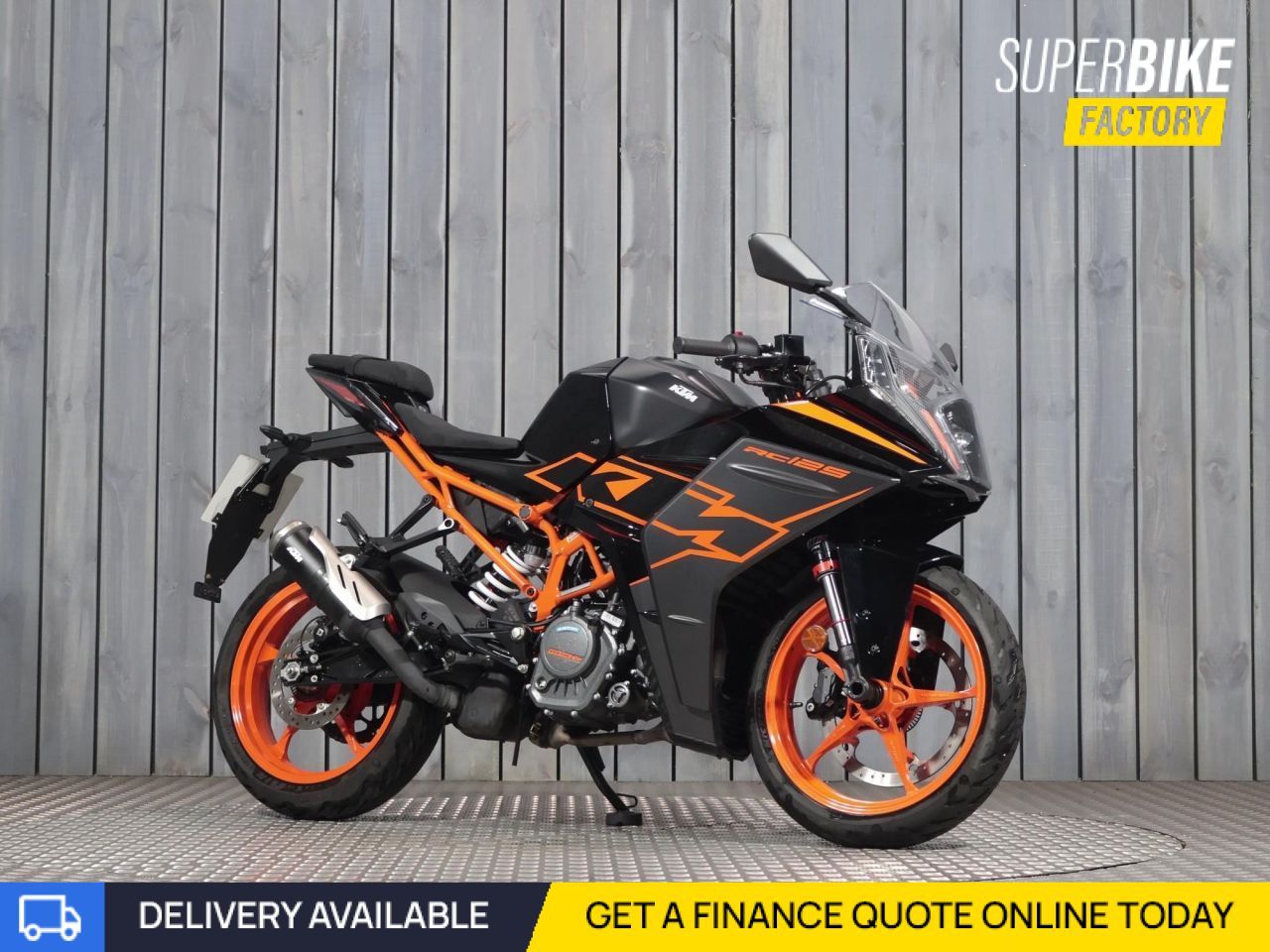 2022 KTM RC 125 BLACK with 1039 miles - Used Motorbikes Dealer ...
