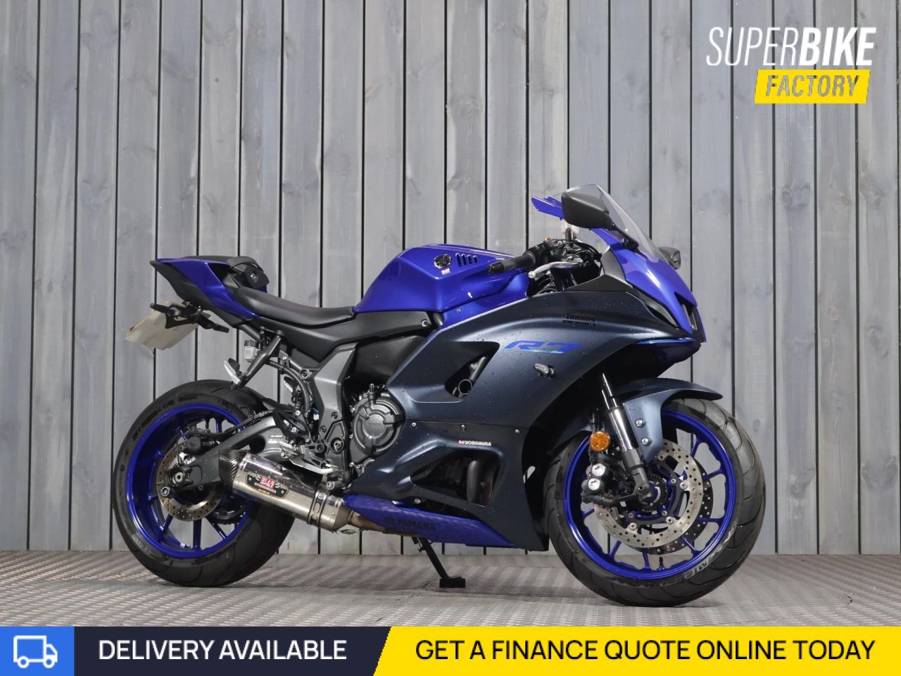 2022 YAMAHA R7 BLUE with 5518 miles - Used Motorbikes Dealer: Cheshire ...