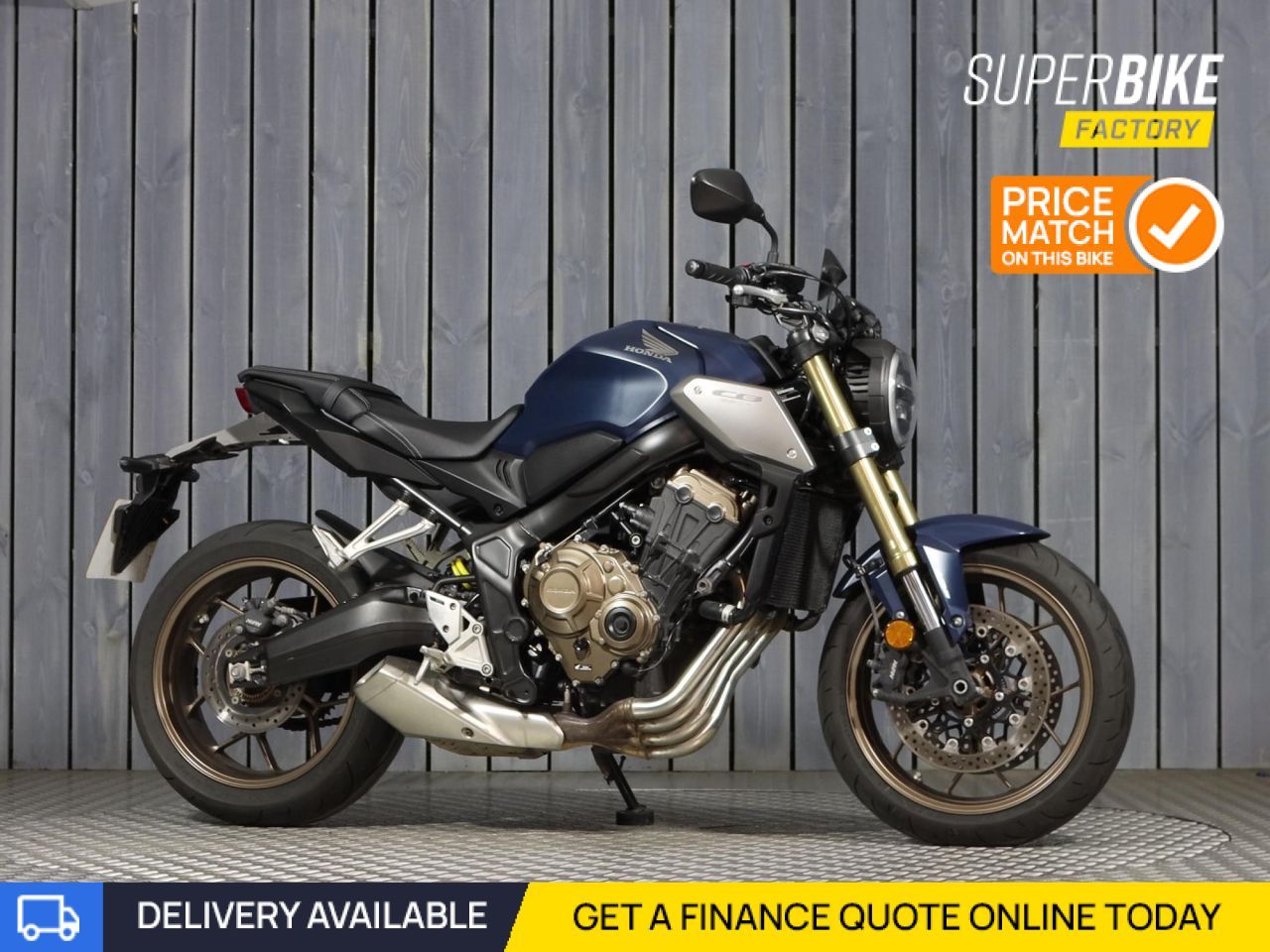 2021 HONDA CB650R BLUE with 4103 miles - Used Motorbikes Dealer ...