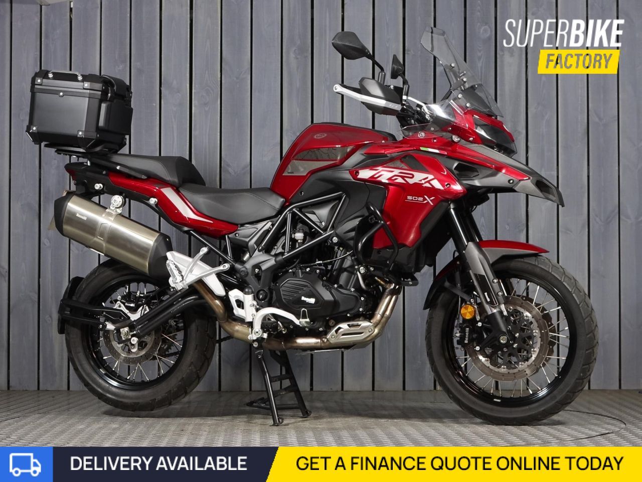 2021 BENELLI TRK 502 RED with 2346 miles - Used Motorbikes Dealer ...