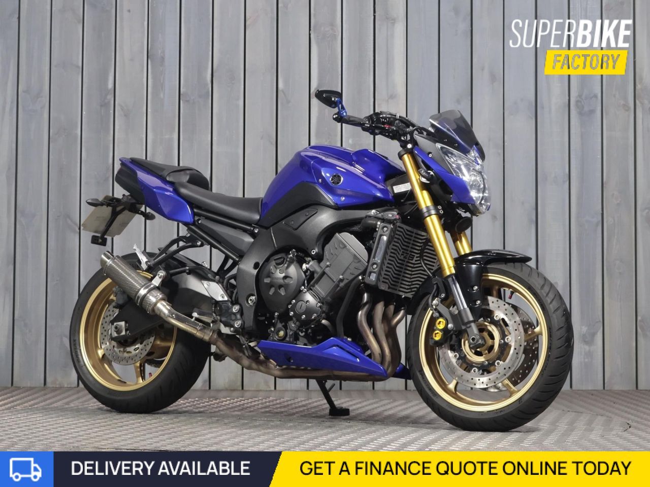 2012 YAMAHA FZ8 BLUE with 12452 miles - Used Motorbikes Dealer: Cheshire & Donington Park: The ...