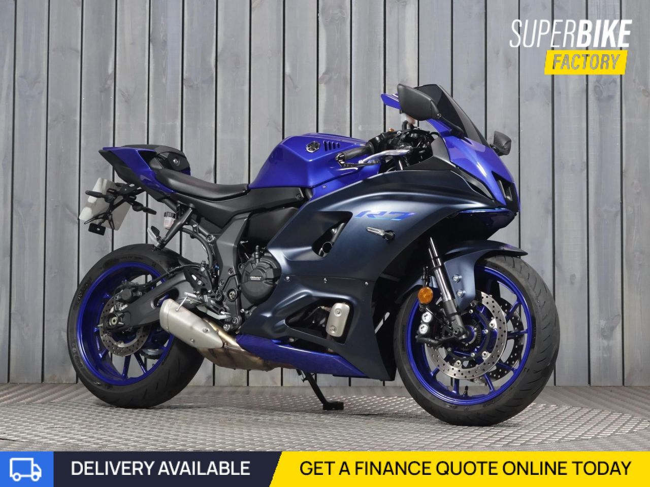 2023 YAMAHA R7 BLUE with 1282 miles - Used Motorbikes Dealer: Cheshire ...