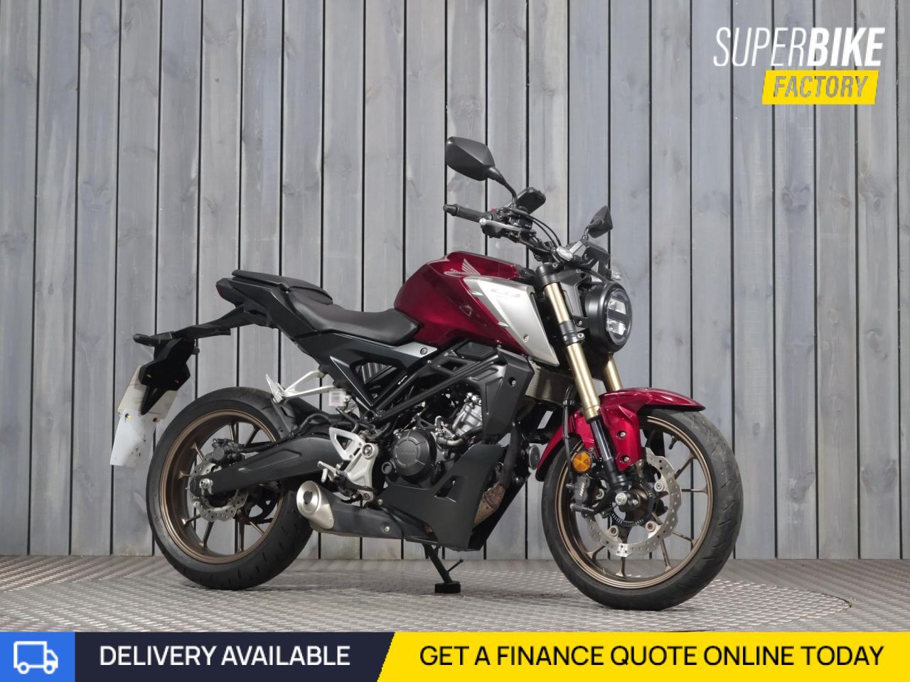 2021 HONDA CB125R RED with 4654 miles - Used Motorbikes Dealer ...