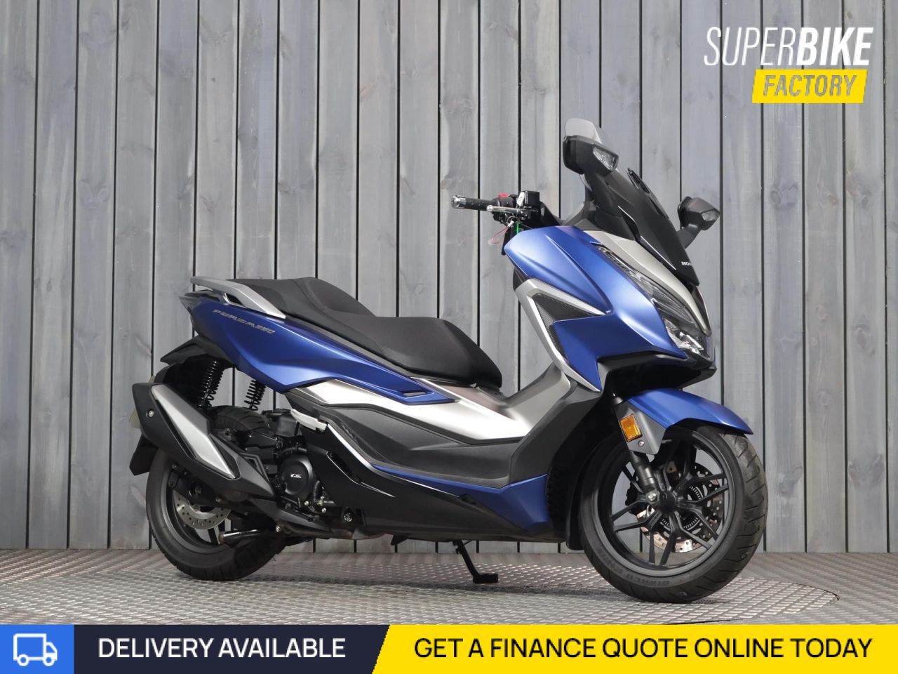 2021 HONDA FORZA 350 BLUE with 1870 miles - Used Motorbikes Dealer ...