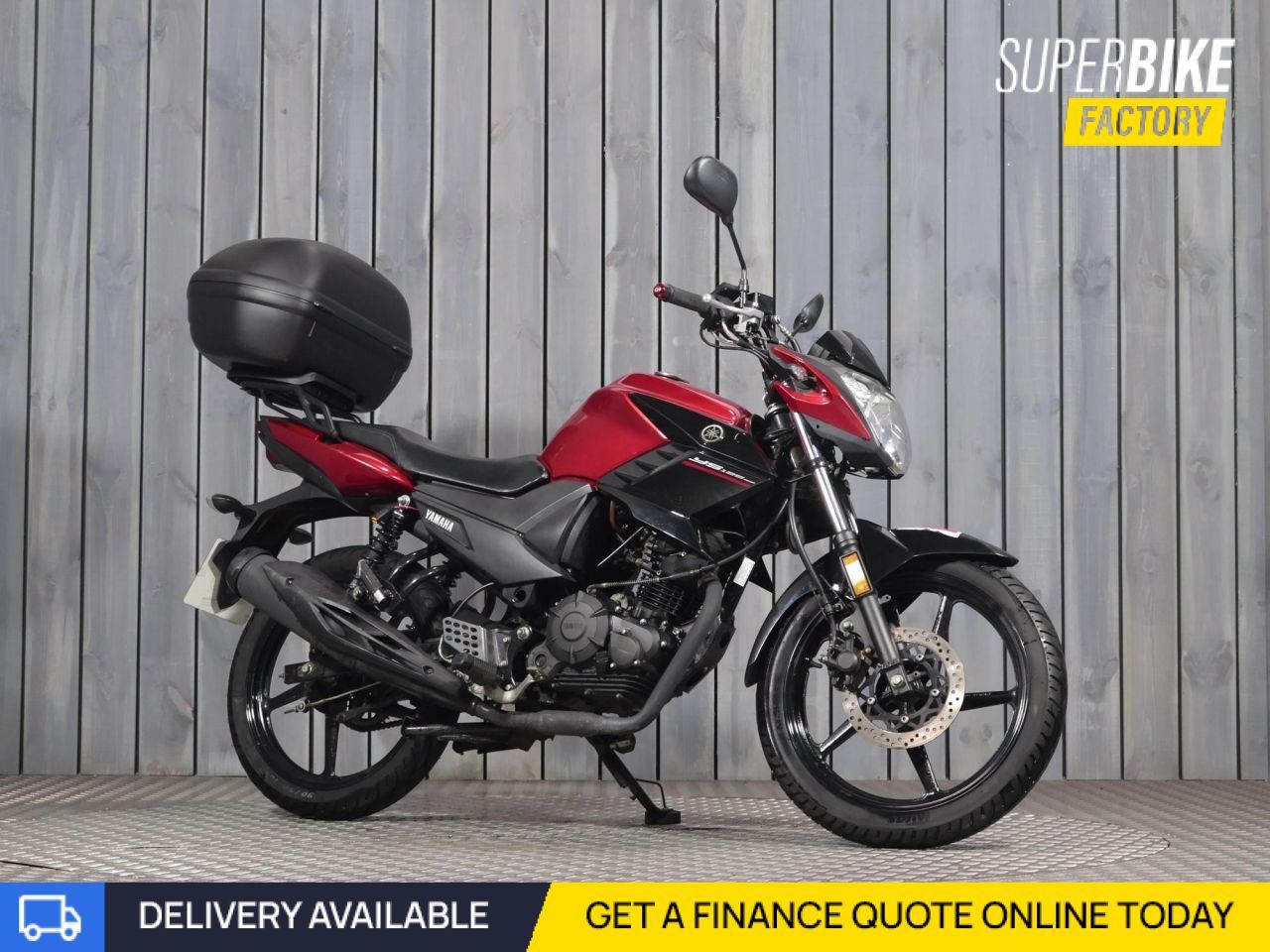 2018 YAMAHA YS125 RED with 7135 miles - Used Motorbikes Dealer ...