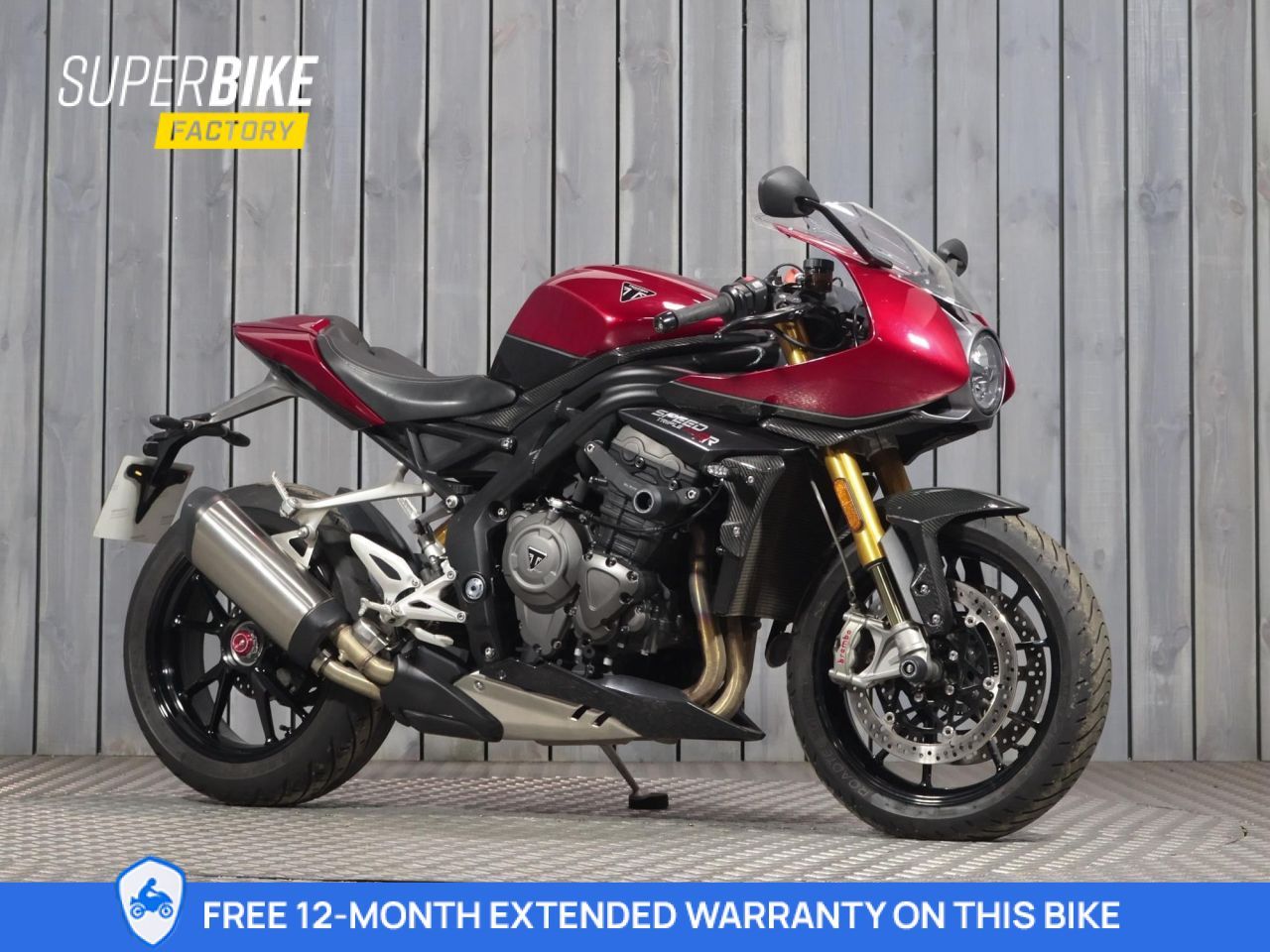 2021 TRIUMPH SPEED TRIPLE 1200 - 990 miles | Superbike Factory