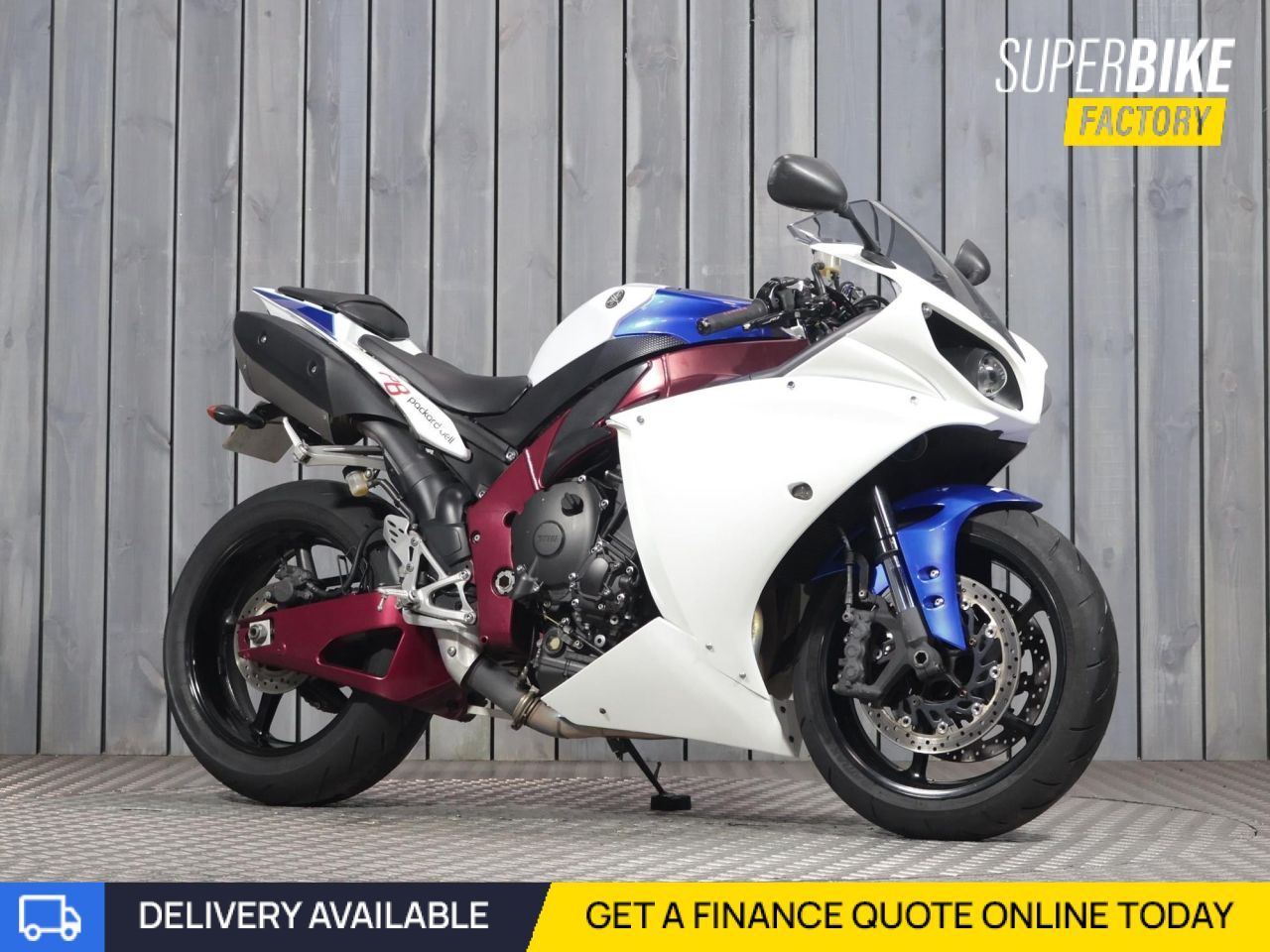 2009 YAMAHA R1 WHITE with 13638 miles - Used Motorbikes Dealer ...