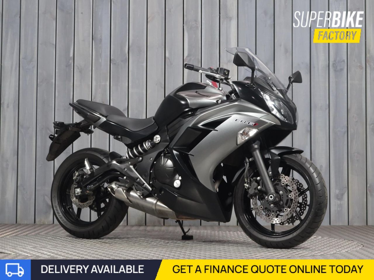 2014 KAWASAKI ER-6F GREY with 16215 miles - Used Motorbikes Dealer: Cheshire & Donington Park ...
