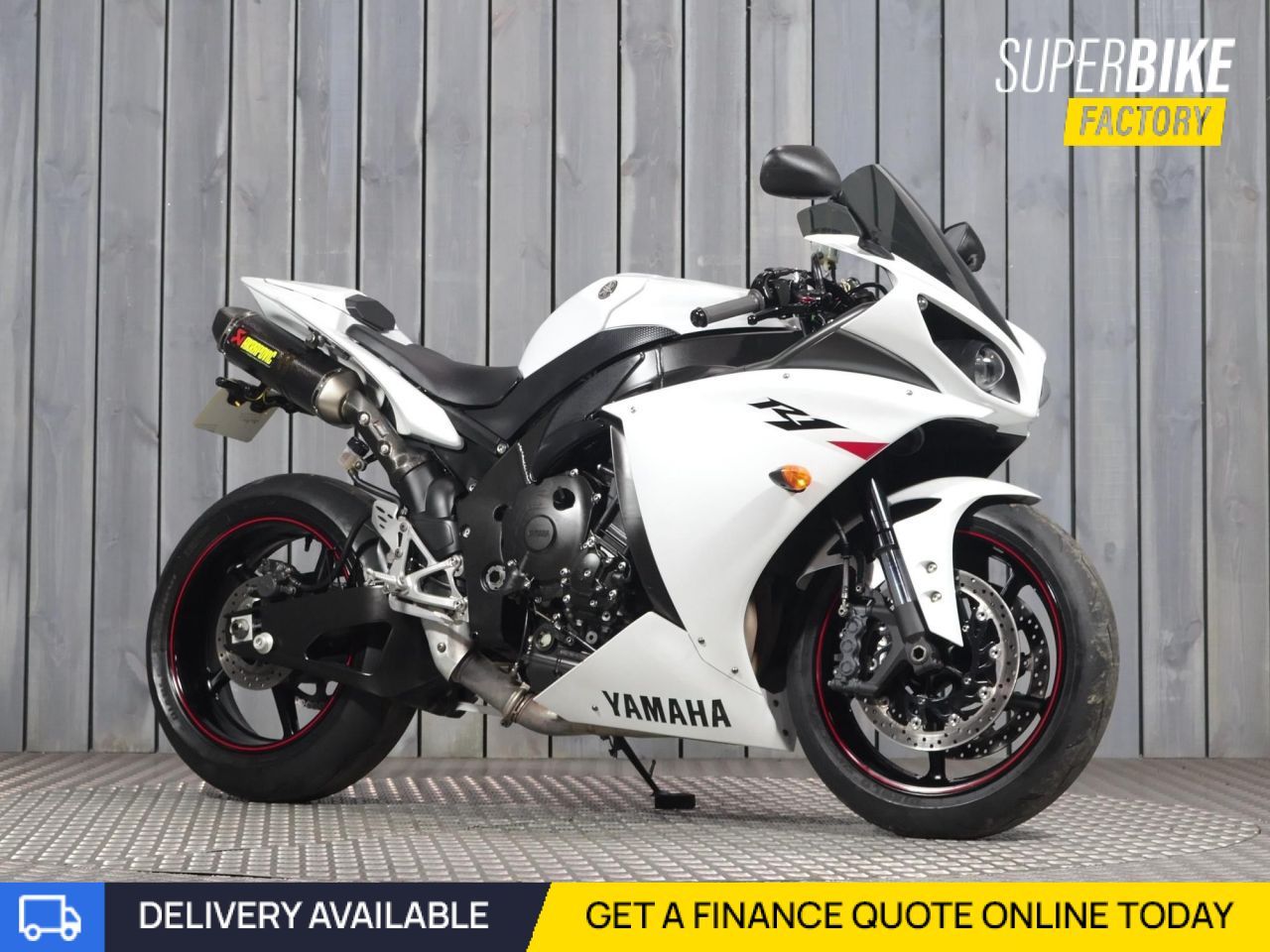 2011 YAMAHA R1 WHITE with 12057 miles - Used Motorbikes Dealer ...