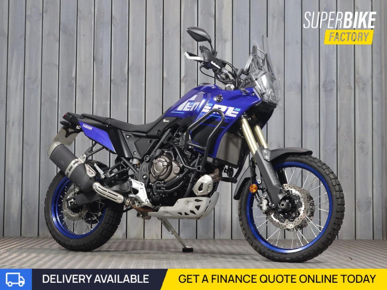 2022 YAMAHA TENERE 700 BLUE with 2116 miles - Used Motorbikes Dealer ...
