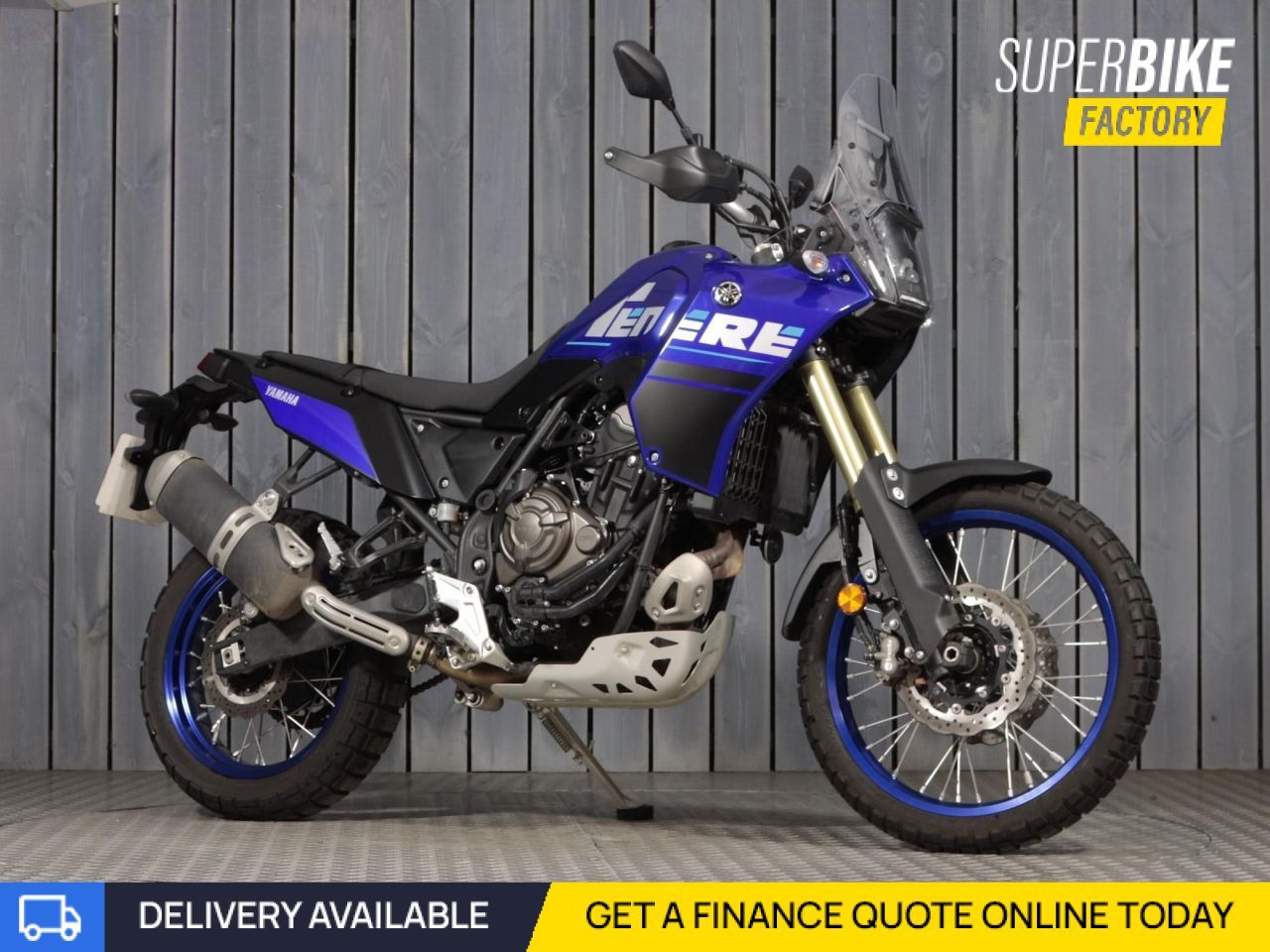 2023 YAMAHA TENERE 700 BLUE with 860 miles - Used Motorbikes Dealer ...
