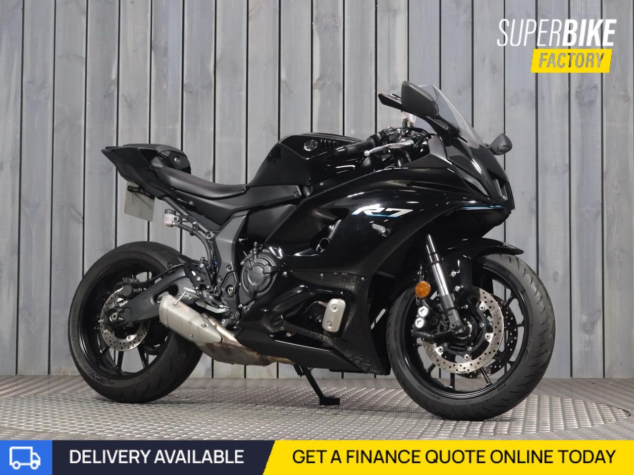 2022 YAMAHA R7 BLACK with 1200 miles - Used Motorbikes Dealer: Cheshire ...