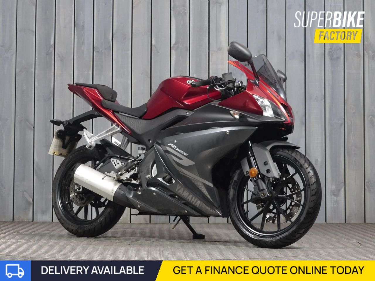 2018 YAMAHA R125 RED with 4819 miles - Used Motorbikes Dealer: Cheshire ...