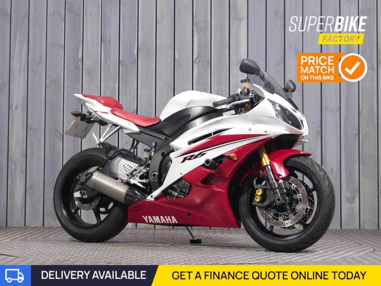 2007 YAMAHA R6 WHITE with 22582 miles - Used Motorbikes Dealer ...