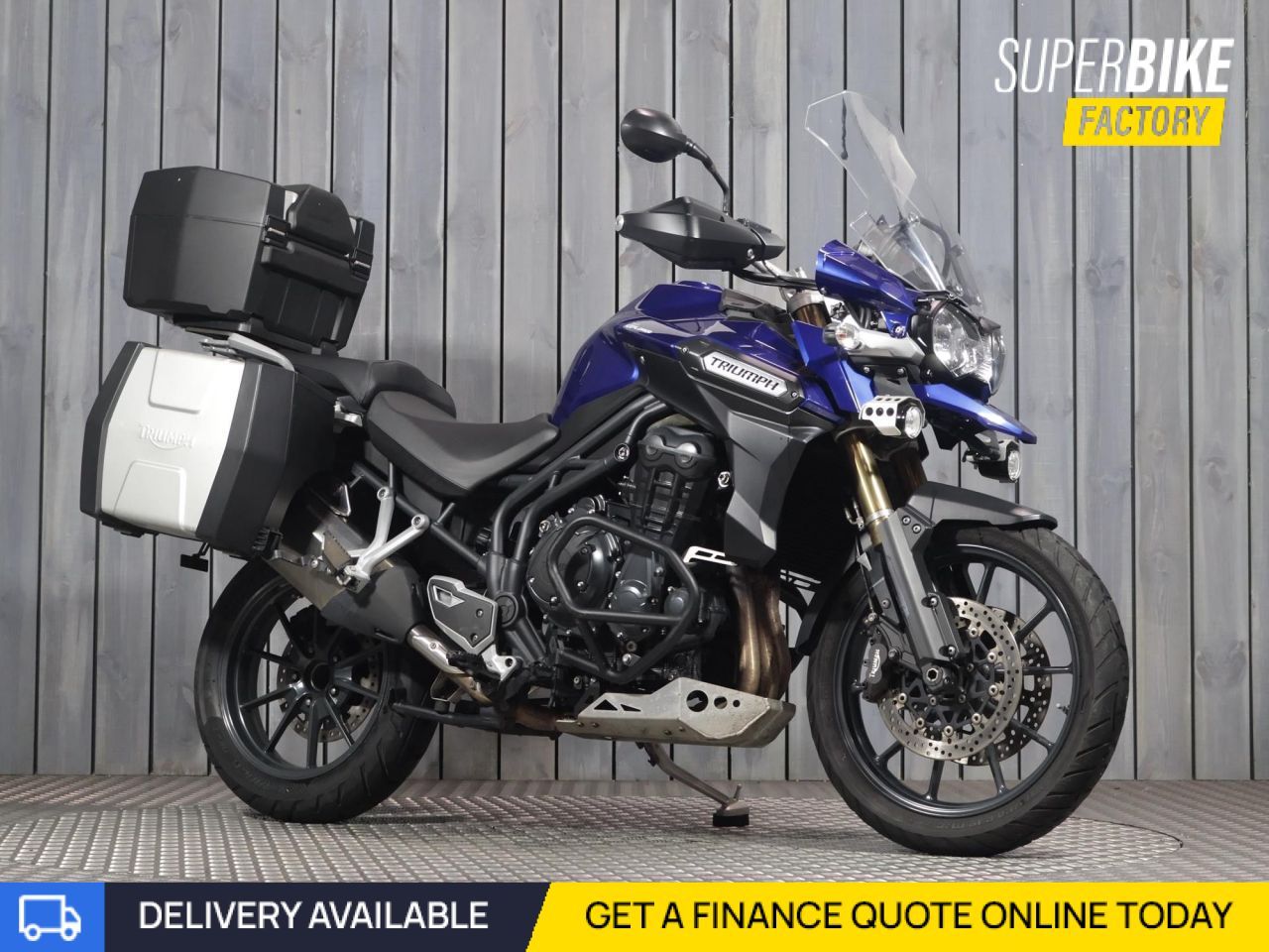 2012 TRIUMPH EXPLORER BLUE with 20241 miles - Used Motorbikes Dealer ...