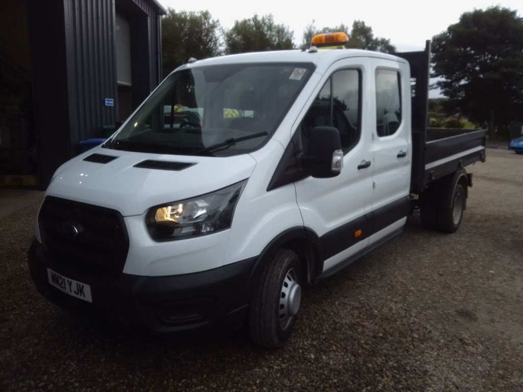 Ford Transit 2.0 350 Ecoblue Leader Chassis Double Cab 4dr Diesel ...