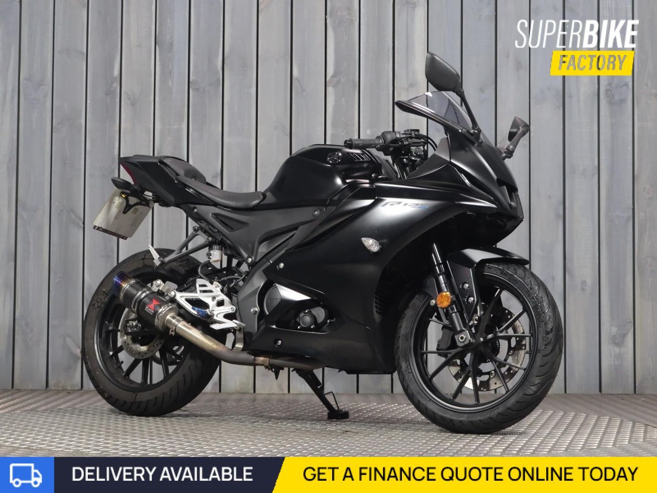 2023 YAMAHA R125 BLACK with 5436 miles - Used Motorbikes Dealer ...