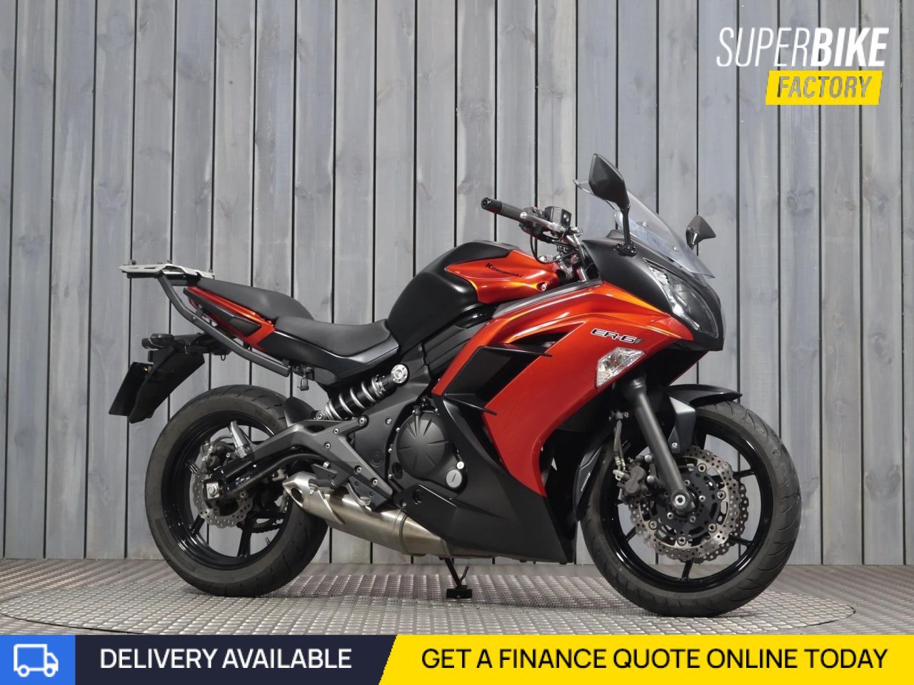 2014 KAWASAKI ER-6F ORANGE with 8000 miles - Used Motorbikes Dealer: Cheshire & Donington Park ...