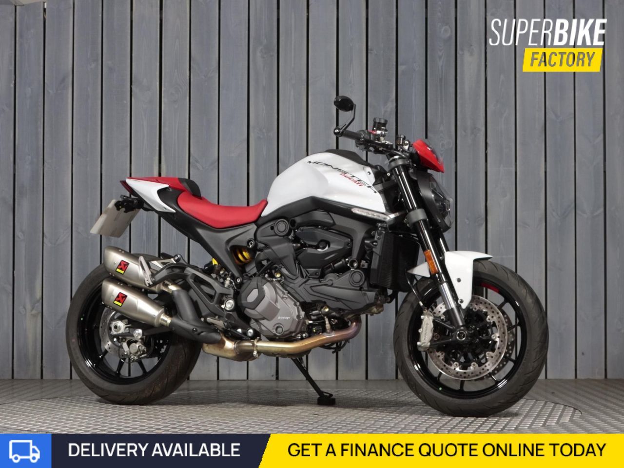 2024 DUCATI MONSTER 900 WHITE with 65 miles - Used Motorbikes Dealer ...