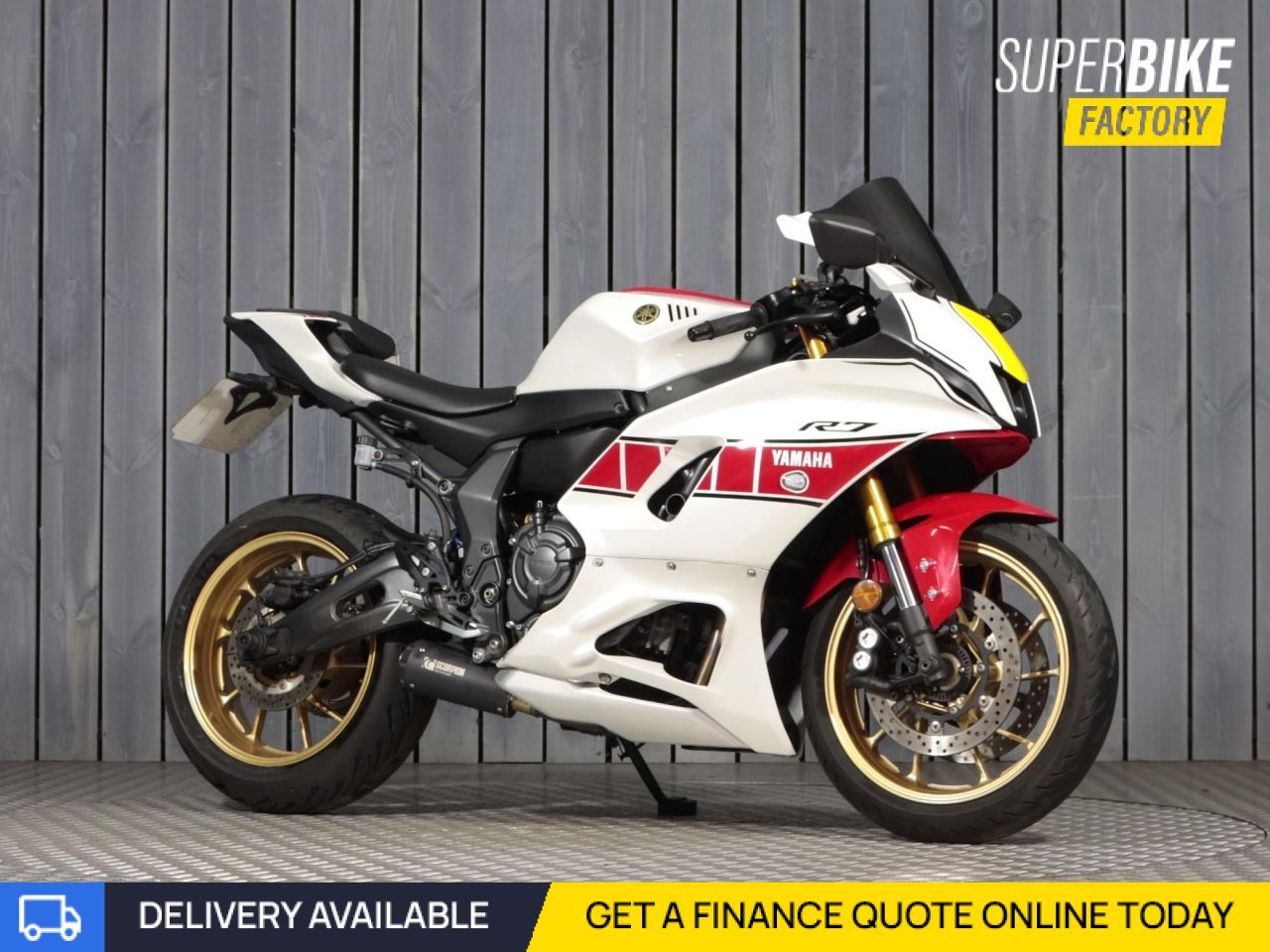 2023 YAMAHA R7 WHITE with 4640 miles - Used Motorbikes Dealer ...