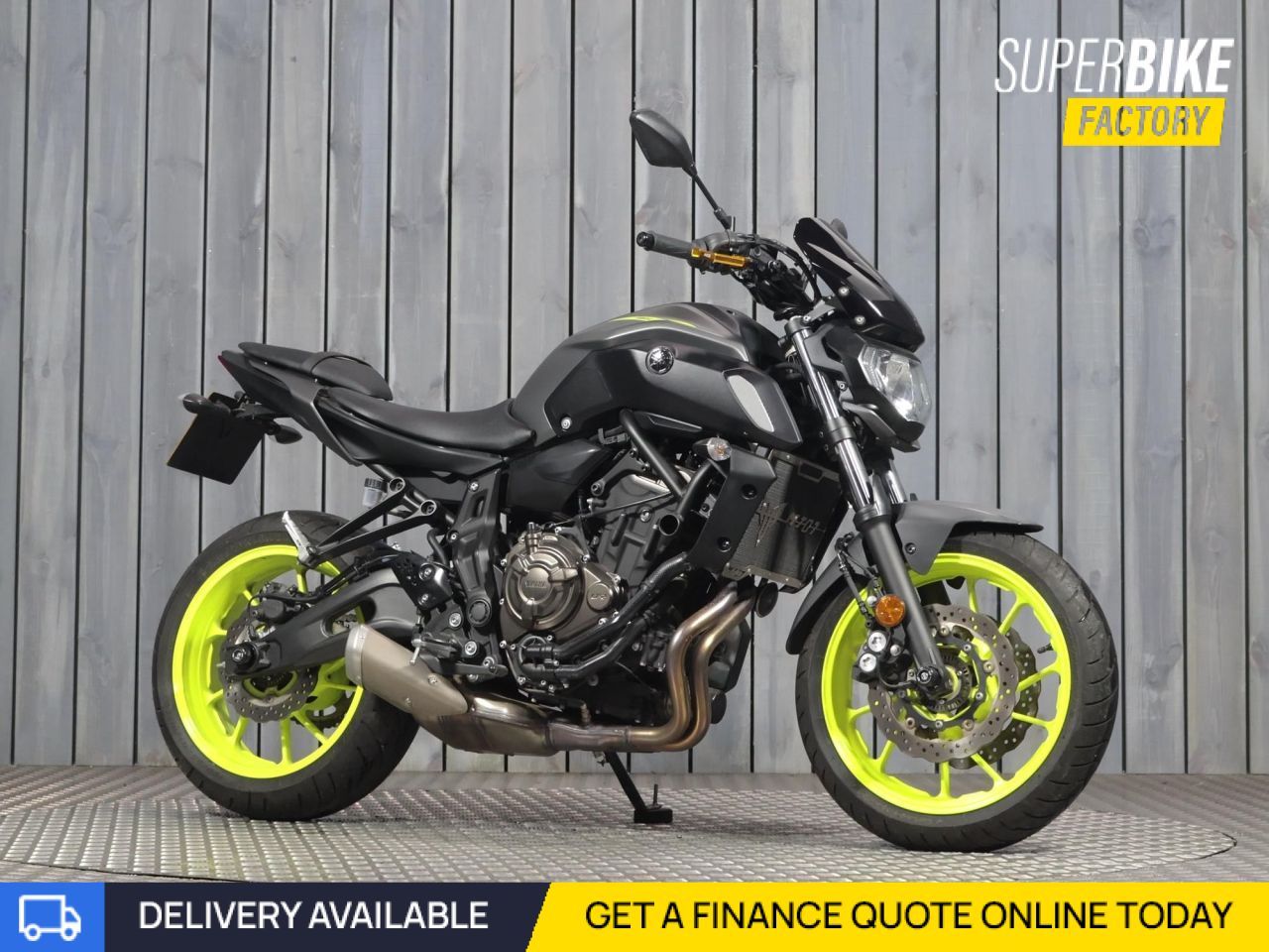 2018 YAMAHA MT-07 GREY with 830 miles - Used Motorbikes Dealer ...