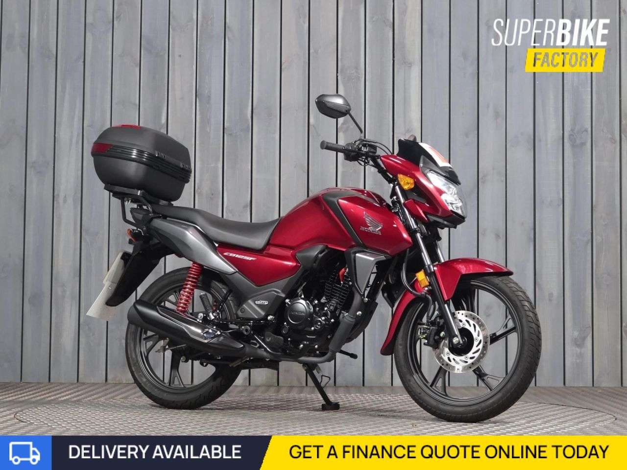 2023 HONDA CB125F RED with 558 miles - Used Motorbikes Dealer: Cheshire ...