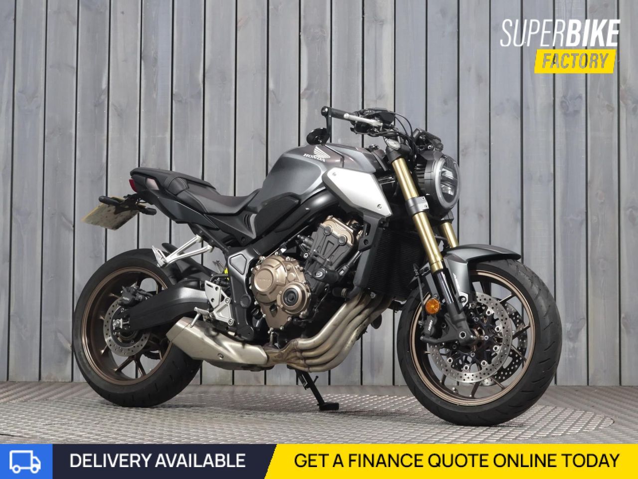 2022 HONDA CB650R SILVER with 4460 miles - Used Motorbikes Dealer: Cheshire & Donington Park ...
