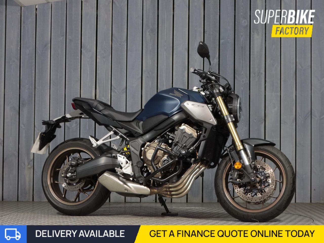 2022 HONDA CB650R BLUE with 1120 miles - Used Motorbikes Dealer ...