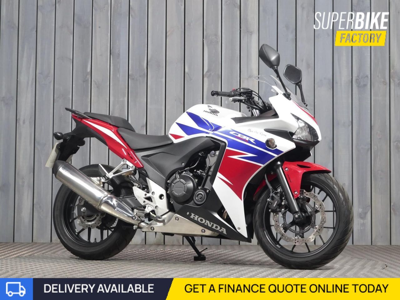 2014 HONDA CBR500R WHITE with 3365 miles - Used Motorbikes Dealer: Cheshire & Donington Park ...