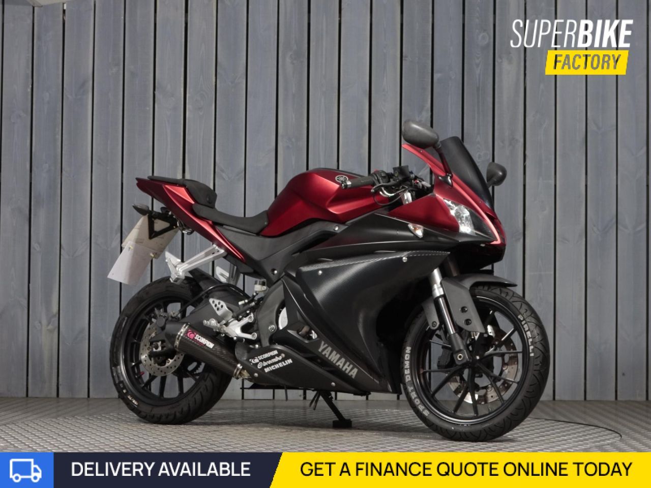 2014 YAMAHA R125 RED with 14251 miles - Used Motorbikes Dealer ...