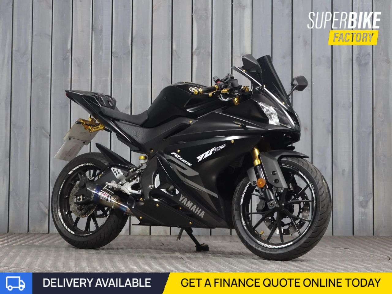2018 YAMAHA R125 BLACK with 3441 miles - Used Motorbikes Dealer ...
