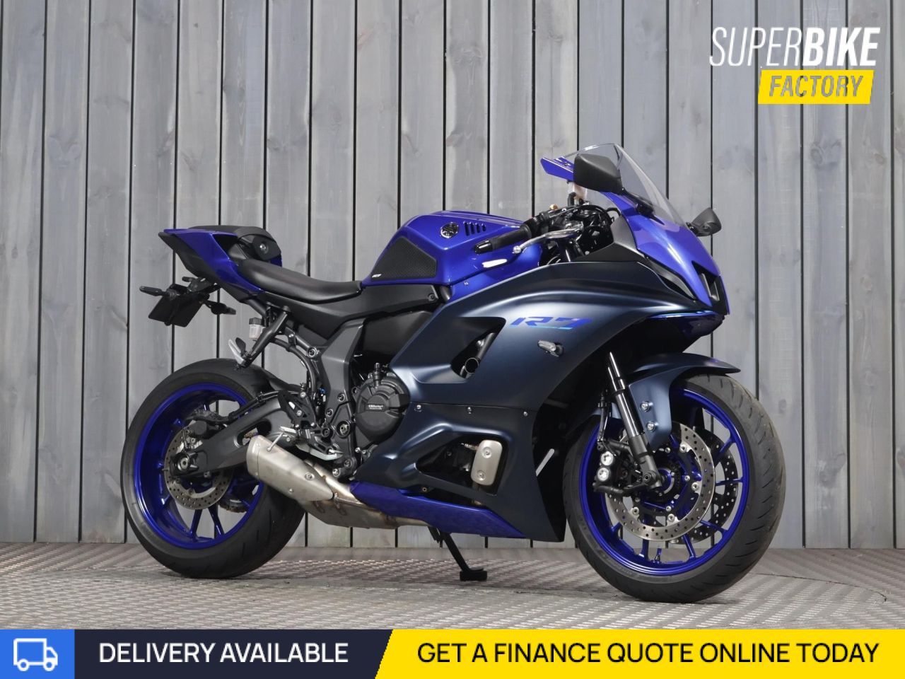 2022 YAMAHA R7 BLUE with 2109 miles - Used Motorbikes Dealer: Cheshire ...