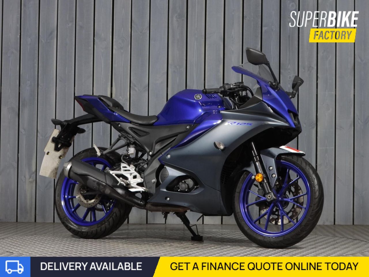 2024 YAMAHA R125 BLUE with 8423 miles - Used Motorbikes Dealer ...