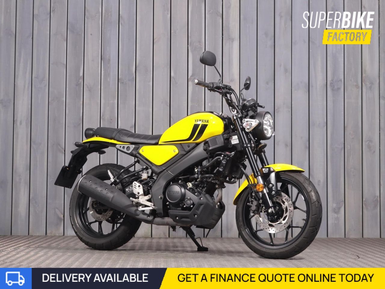 2023 YAMAHA XSR125 YELLOW with 2724 miles - Used Motorbikes Dealer ...