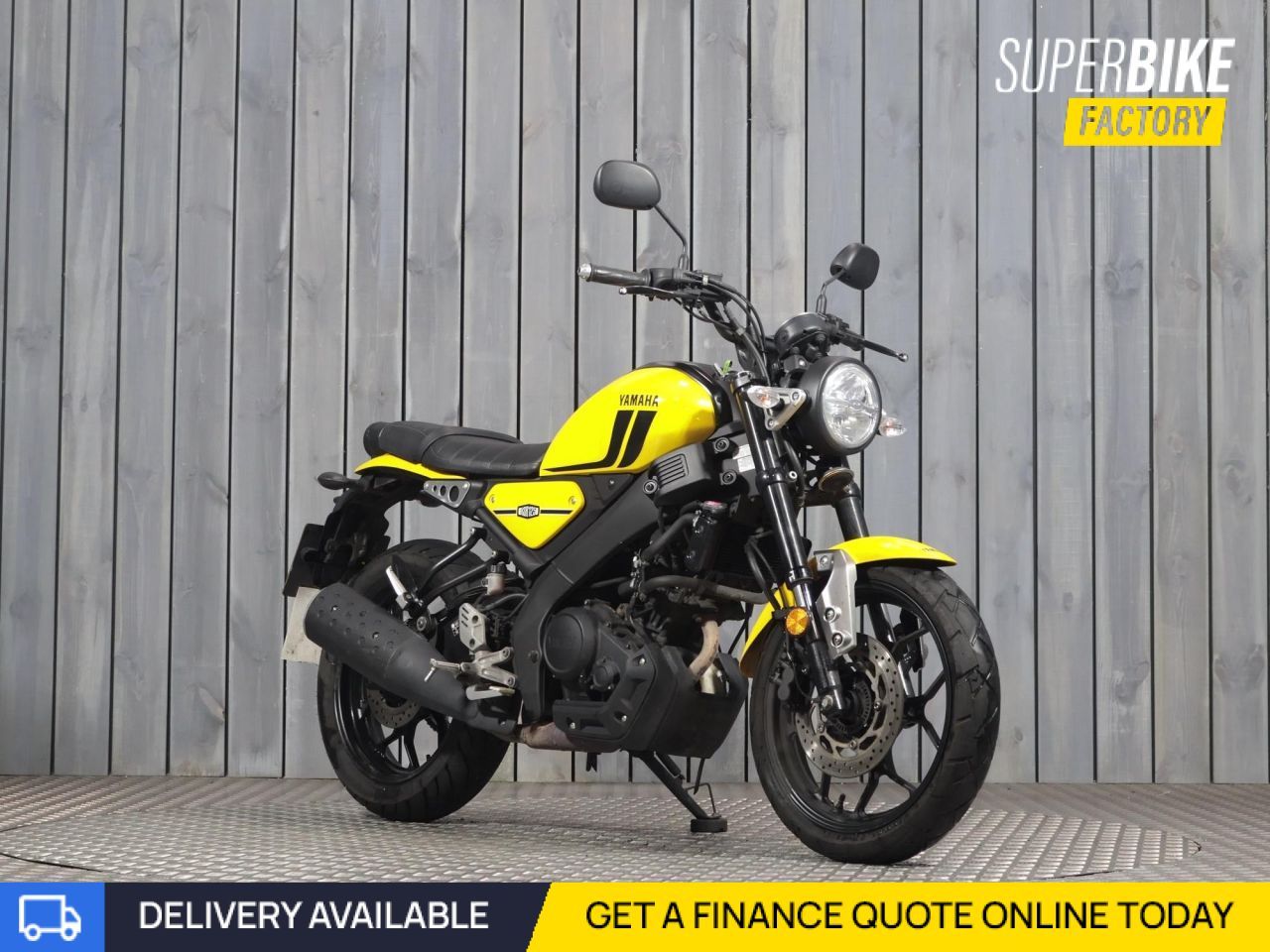 2022 YAMAHA XSR125 YELLOW with 4984 miles - Used Motorbikes Dealer ...