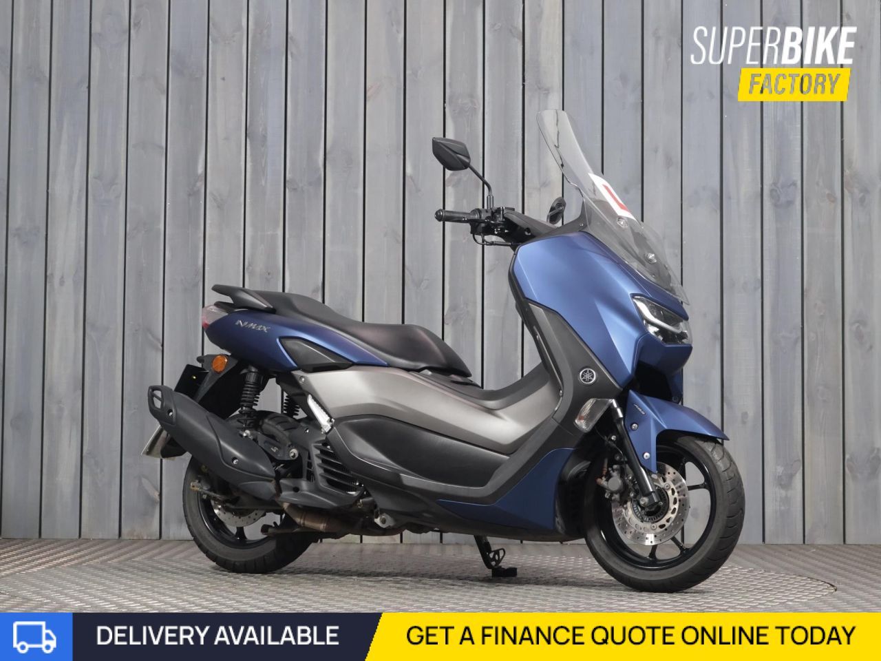 2022 YAMAHA NMAX 125 BLUE with 7054 miles - Used Motorbikes Dealer ...