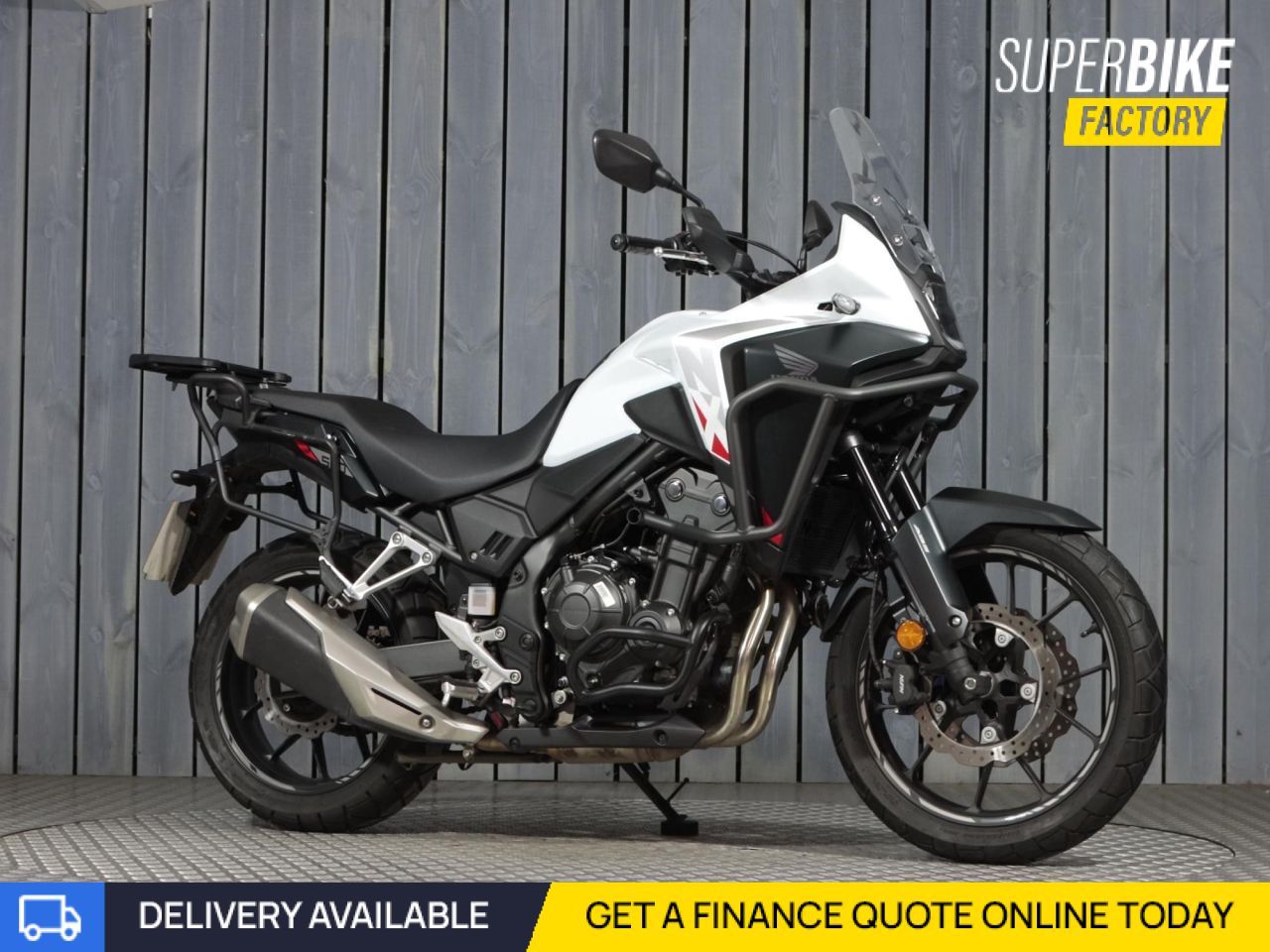 2024 HONDA NX500 WHITE with 1570 miles - Used Motorbikes Dealer ...