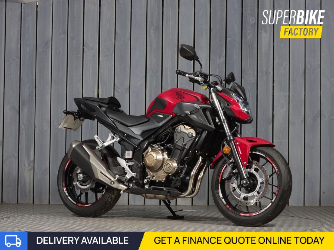 2021 HONDA CB500F RED with 2952 miles - Used Motorbikes Dealer ...