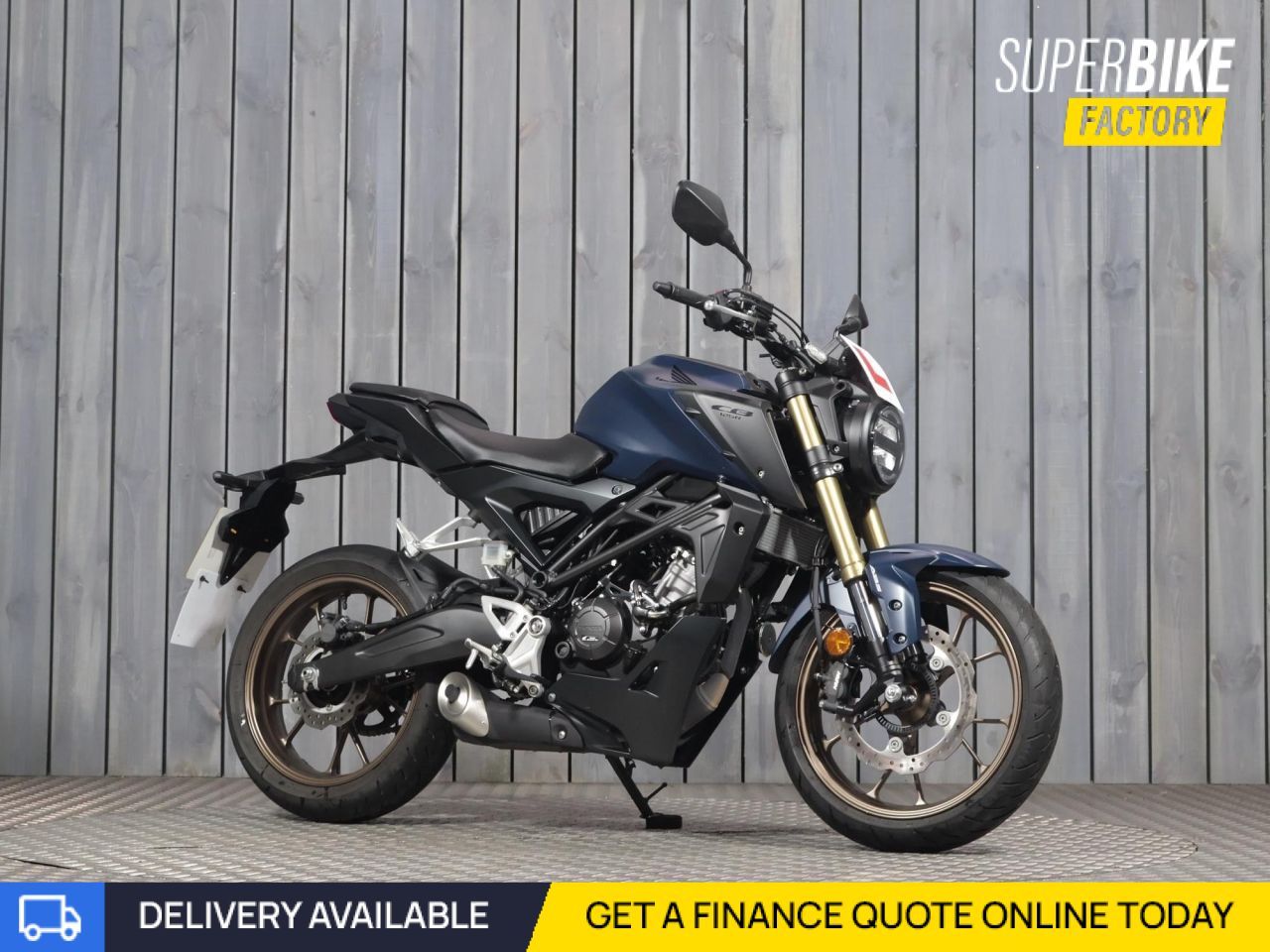 2024 HONDA CB125R BLUE with 405 miles - Used Motorbikes Dealer ...