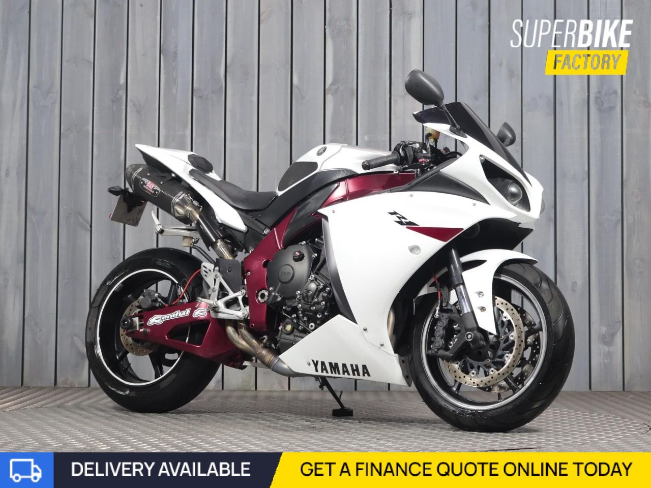 2009 YAMAHA R1 WHITE with 17101 miles - Used Motorbikes Dealer ...